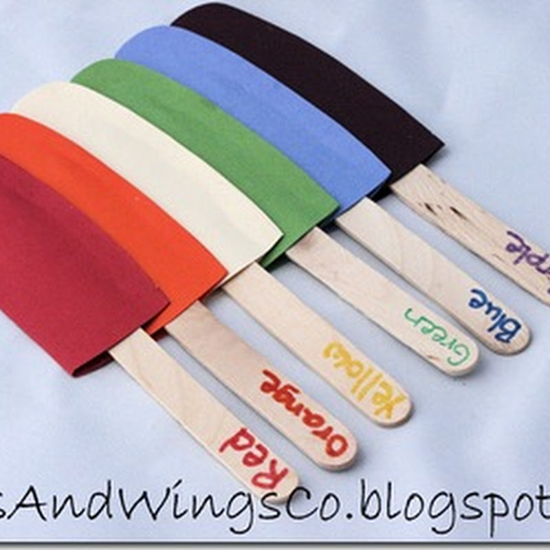 Popsicle Stick Coloring Page